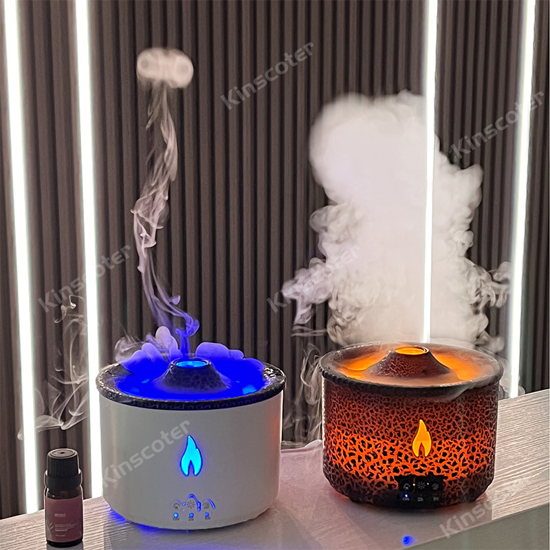 Volcano Jellyfish Aroma Diffuser V19 (360ml), Volcano flame diffuser, Essential Oil Volcano ...